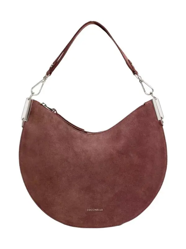 COCCINELLE Sunup Suede Shoulder Bag - Red