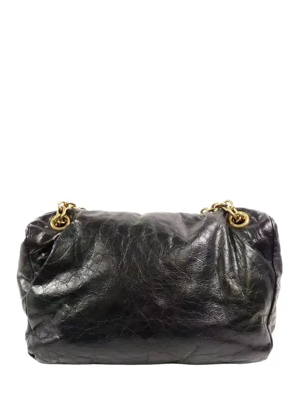Balenciaga Small Monaco Shoulder Bag - Black