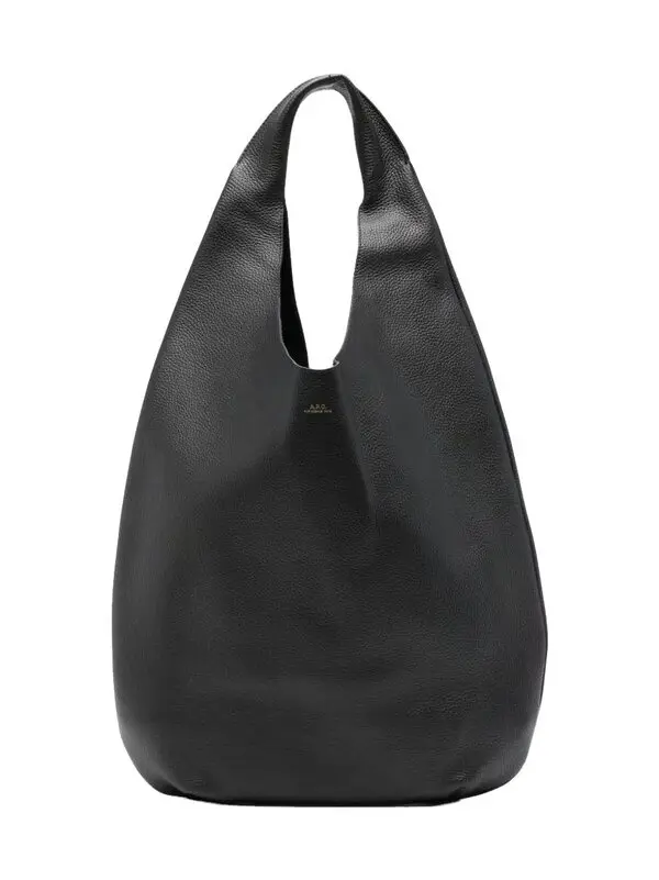 A.p.c. Leather Shoulder Bag - Black