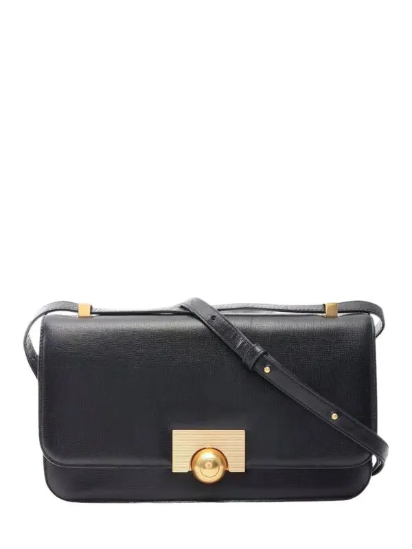 Bottega Veneta Classic Leather Cross Body Bag - Black