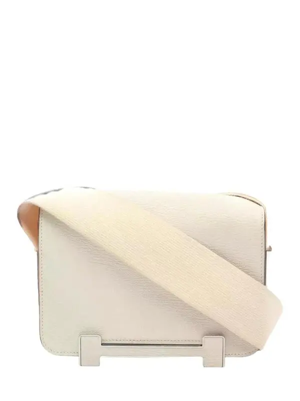 Hermès Geta Chevre-leather Mini Shoulder Bag - Neutrals