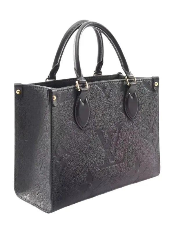 LOUIS VUITTON Monogram Empreinte Tote Bag - Black