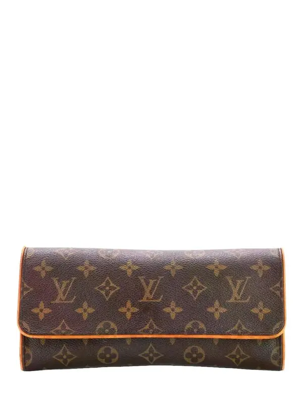 LOUIS VUITTON Monogram Canvas Twin Handbag Pm Crossbody Bag - Brown