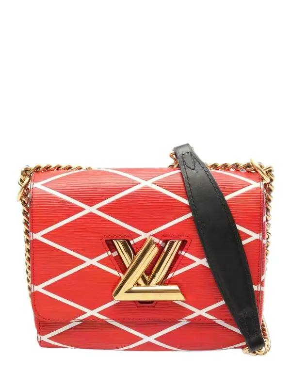 LOUIS VUITTON Twist Malletage Epi Leather Mini Shoulder Bag - Red