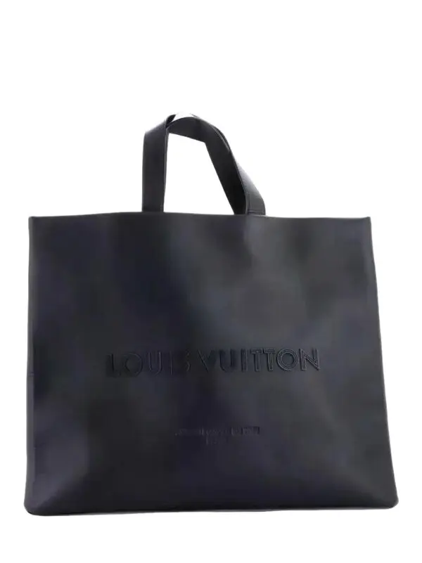 LOUIS VUITTON Shopper Leather Mm Tote Bag - Black