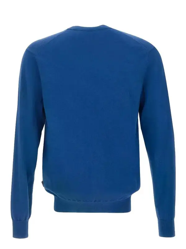 PEOPLE OF SHIBUYA Zoubrighton Crew-neck Sweater - Blue