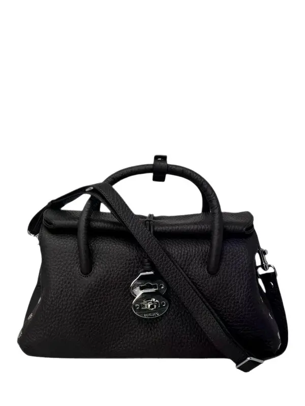 ZANELLATO Studded Leather Tote Bag - Black