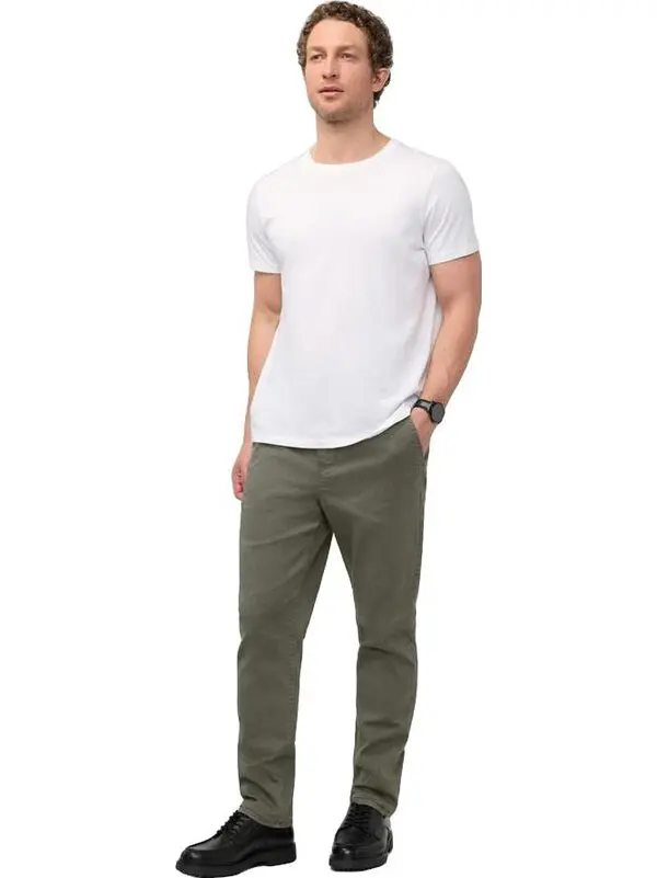 DUER Flextwill Relaxed Pull-on Tapered Pants - Thyme
