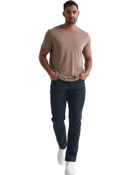 DUER No Sweat Tapered Fit Trousers - Navy