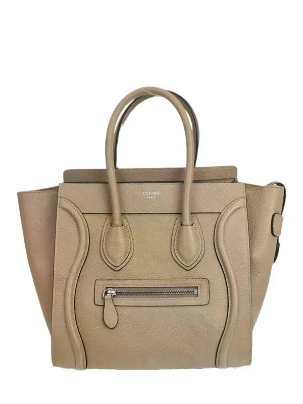 Celine Micro Luggage Tote Bag - Neutrals