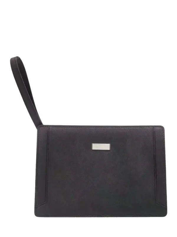 Burberry Leather Clutch Bag - Black