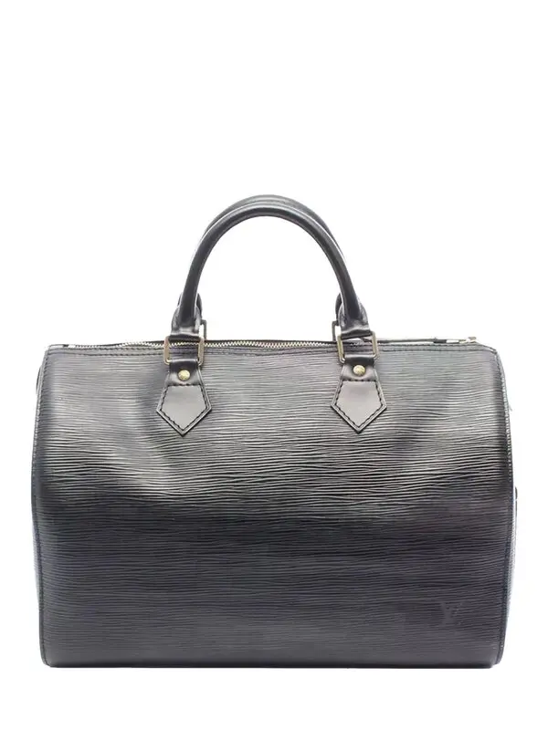 LOUIS VUITTON Epi Speedy 30 Boston Bag - Black