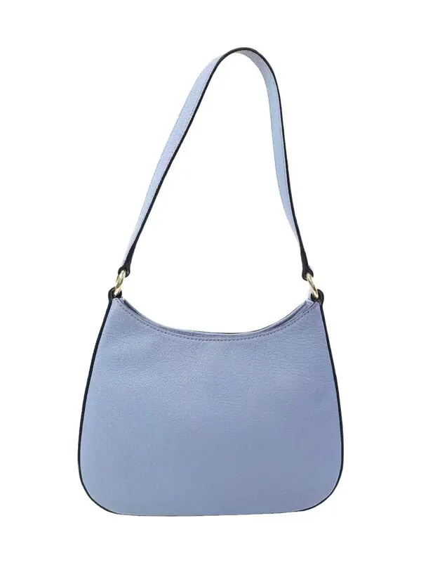 Miu Miu Madras Leather Shoulder Bag - Blue