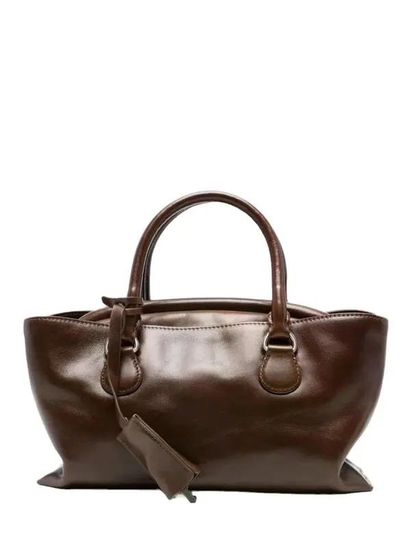 OSOI Mini Brot Leather Tote Bag - Brown