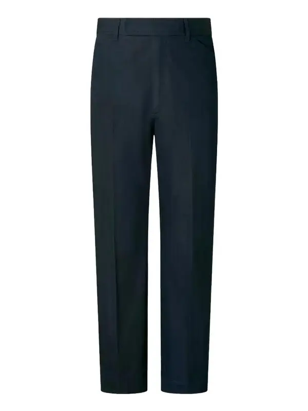 Thom Browne Tapered Chino Trousers - Blue