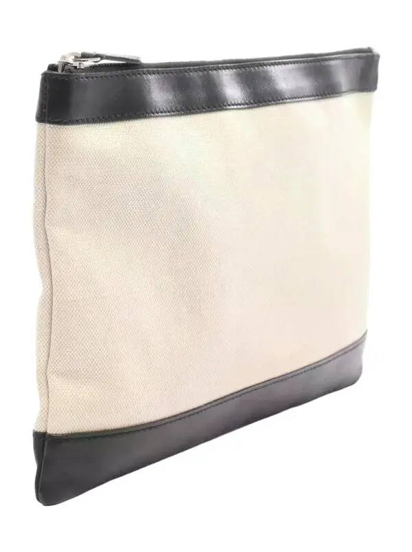 Balenciaga 2000s Clip M Clutch Bag - Neutrals