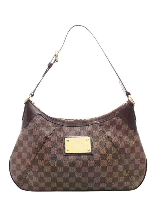 LOUIS VUITTON Damier Ebene Thames Gm Shoulder Bag - Brown