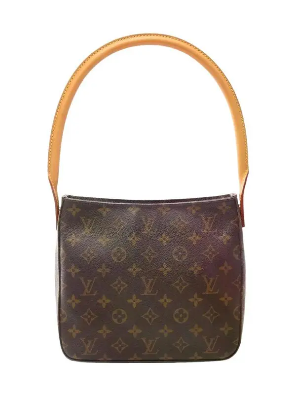 LOUIS VUITTON Monogram Canvas Looping Tote Bag - Brown