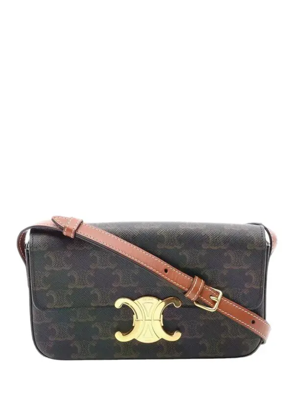 Celine 2010s Claude Shoulder Bag - Brown