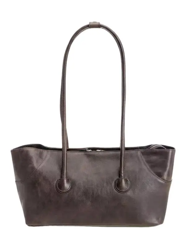 MARGESHERWOOD Boat Leather Tote Bag - Brown