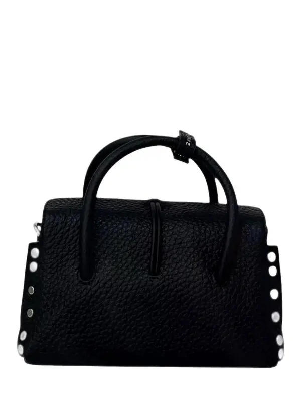 ZANELLATO Baby Dotta Studded Tote Bag - Black