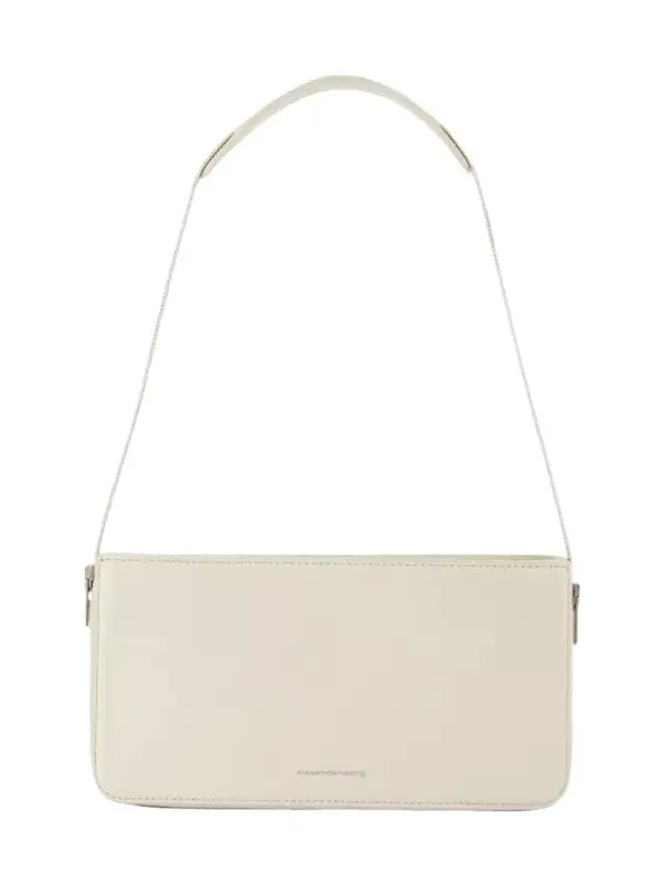 Alexander Wang Siren Grained-leather Shoulder Bag - Neutrals