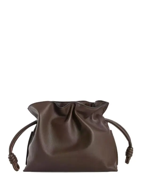 Loewe Mini Flamenco Knotted Clutch Bag - Brown