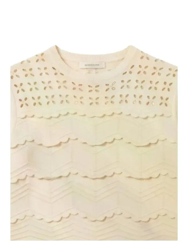 Ulla Johnson Marcelena Crewneck T-shirt - Neutrals