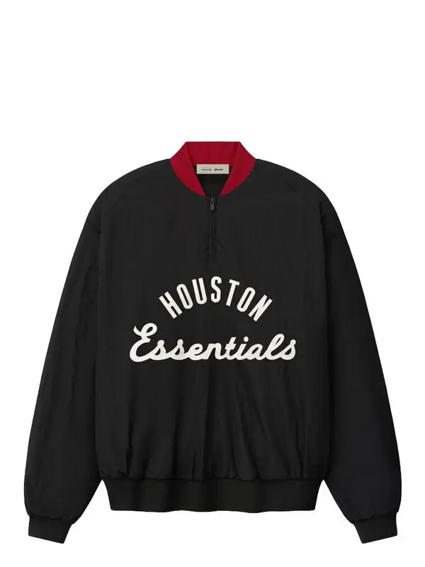 Fear Of God Astros Half Zip Pullover - Black