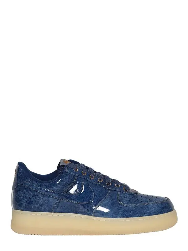 Nike Force 1 Retro Patent Leather Sneakers - Blue