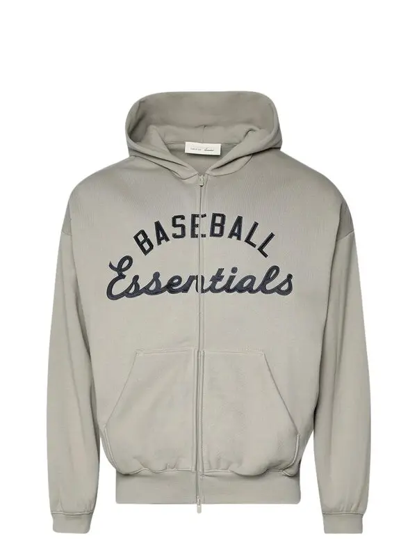 Fear Of God Mlb Full Zip Sport Hoodie Seal - Grey