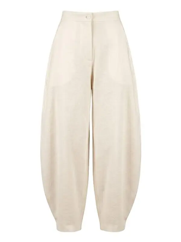 COLLECTED XX Neelum Barrel Fit Pants - White