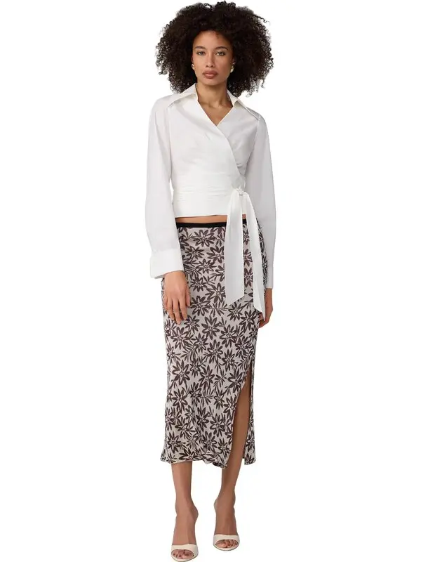 Diane Von Furstenberg Cleo Skirt - Thistle Brown
