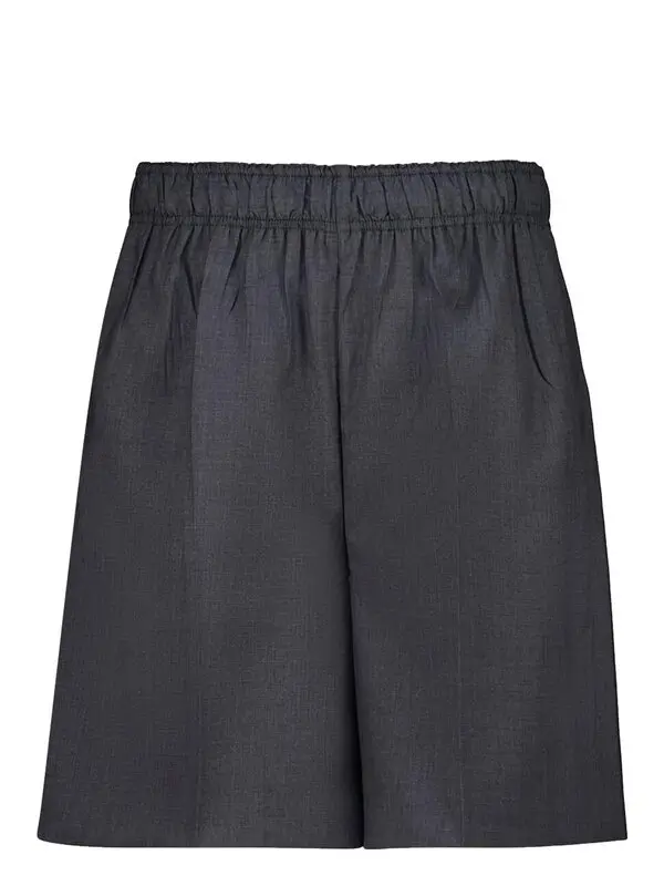 Prada Pleated Shorts - Gray