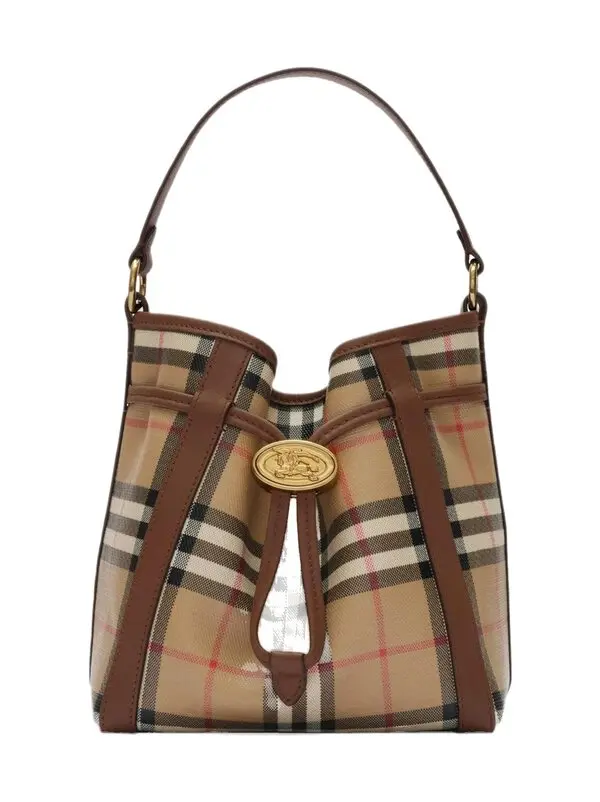 Burberry Cotton Bucket Bag - Brown