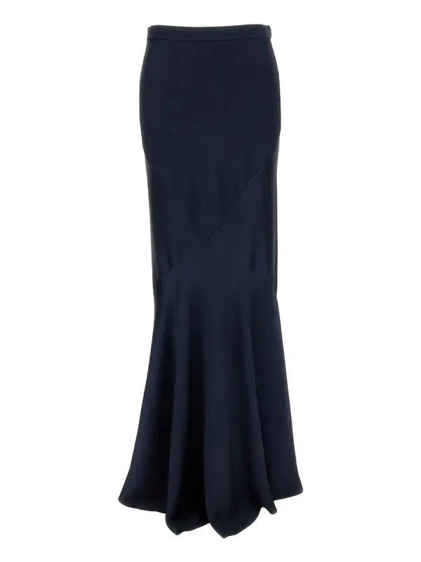 Max Mara Flared Midi Skirt - Blue