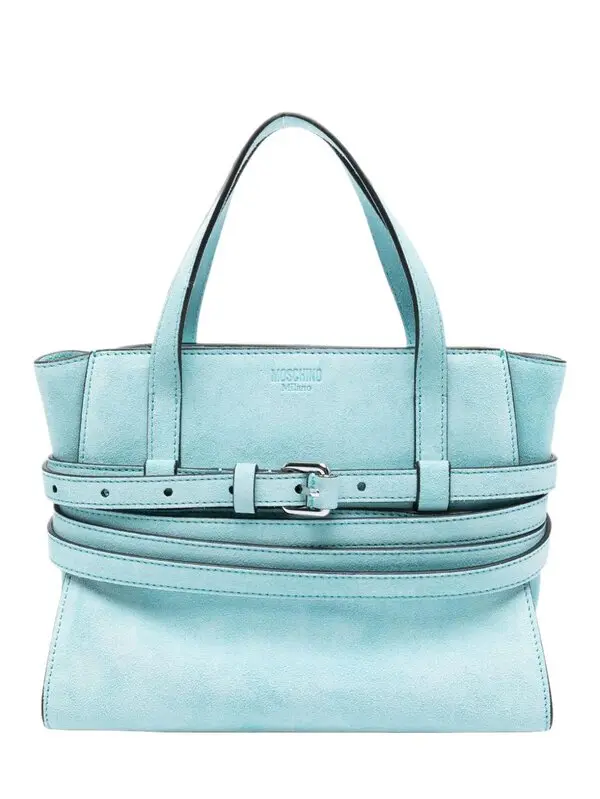 Moschino Tie Me Leather Handbag - Multicolor