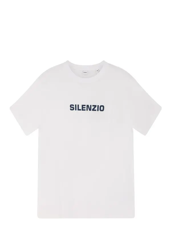 Aspesi Silenzio Print T-shirt - White