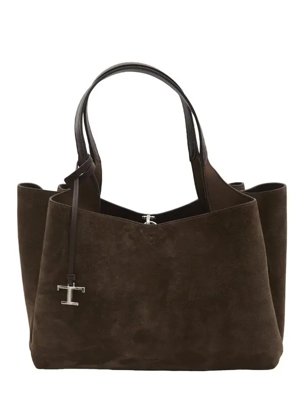 TOD'S Medium Shopping Bag - Dark Brown