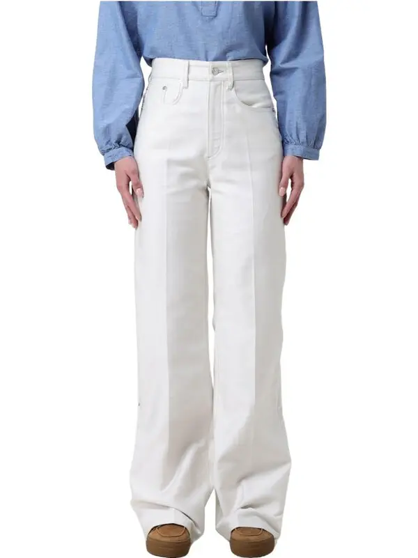 A.p.c. High-rise Straight-leg Jeans - White