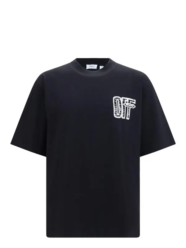 Off-White Otion Arrow Skate T-shirt Ale - Black