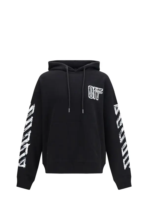 Off-White Motion Arrow Hoodie - Black
