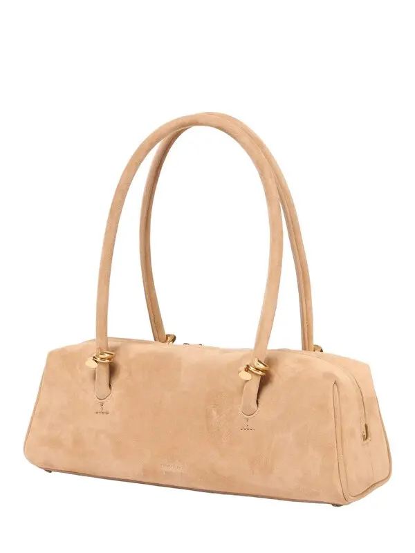 Simkhai Devon Suede Shoulder Bag - Neutral