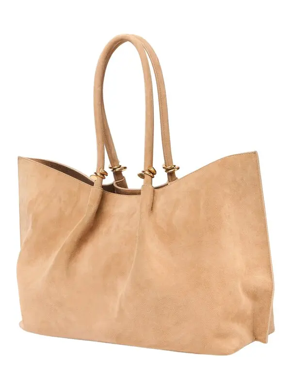 Simkhai Devon Suede Tote - Neutral