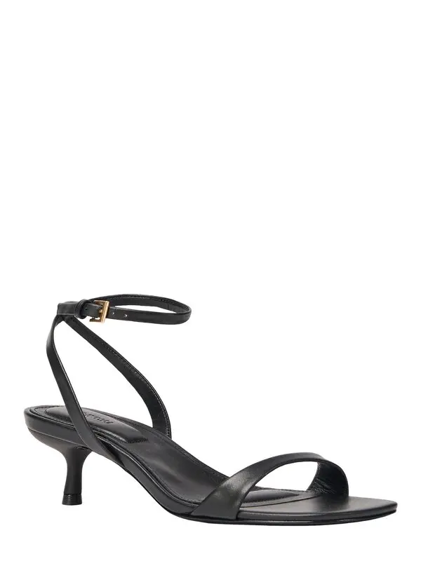 Simkhai Hannah Leather Sandal - Black