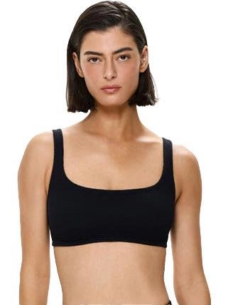 GOTTEX Tubular Square Neck Bikini Top - Black