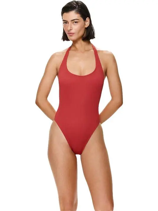 GOTTEX Tubular Halter One Piece Swimsuit - Paprika