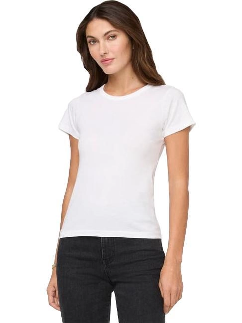 DUER Pure Pima Slim Crew Neck T-shirt - White