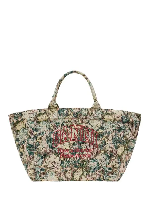 GANNI Reversible Tote Bag - Multicolor