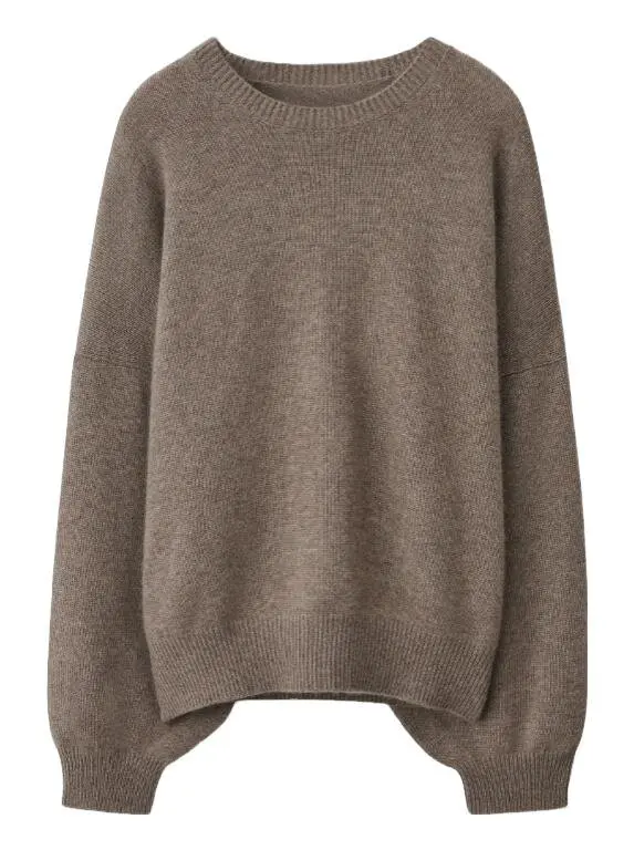 LISA YANG Crew Neck Ribbed Sweater - Green